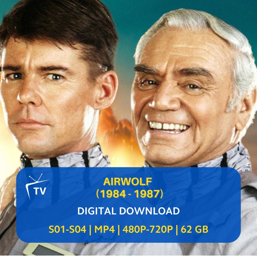 Airwolf 1984 TV Series | Jan-Michael Vincent | Digital Download | 80s ...