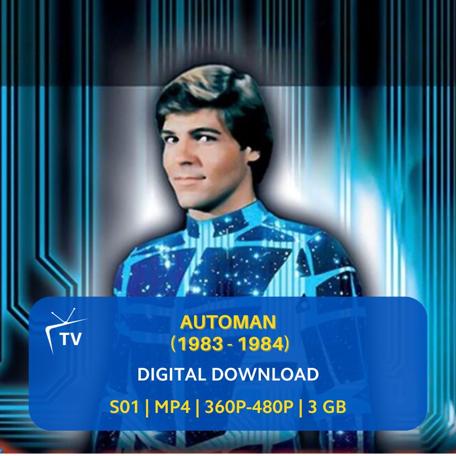 Automan 1983 TV Series | 80s Sci-Fi | Digital Download | Tron Style ...
