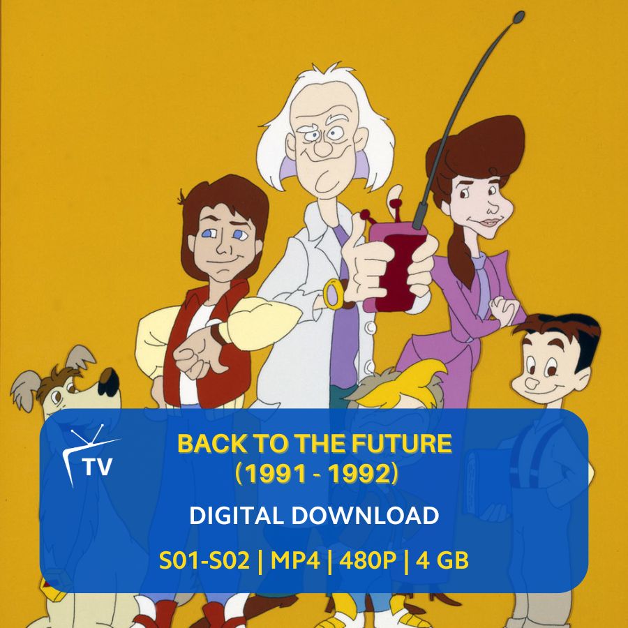 Back to the Future 1991 Animated Series | 90s Cartoon | Digital ...