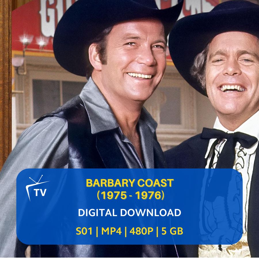 Barbary Coast 1975 TV Series | William Shatner | Digital Download | 70s ...