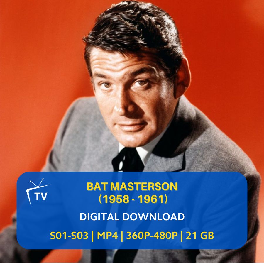 Bat Masterson 1958 TV Series | Gene Barry | Digital Download | 50s Western | Dapper Lawman with ...