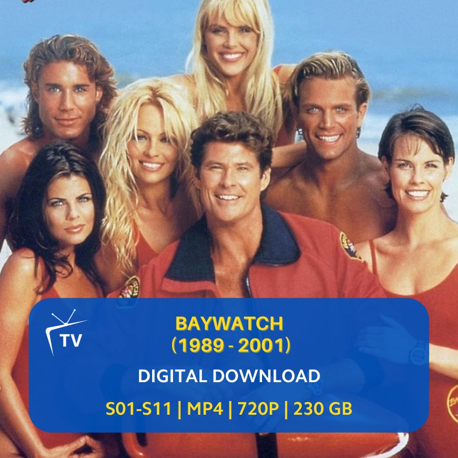 Baywatch 1989 TV Series | David Hasselhoff | Digital Download | 90s Beach Drama | Pamela ...