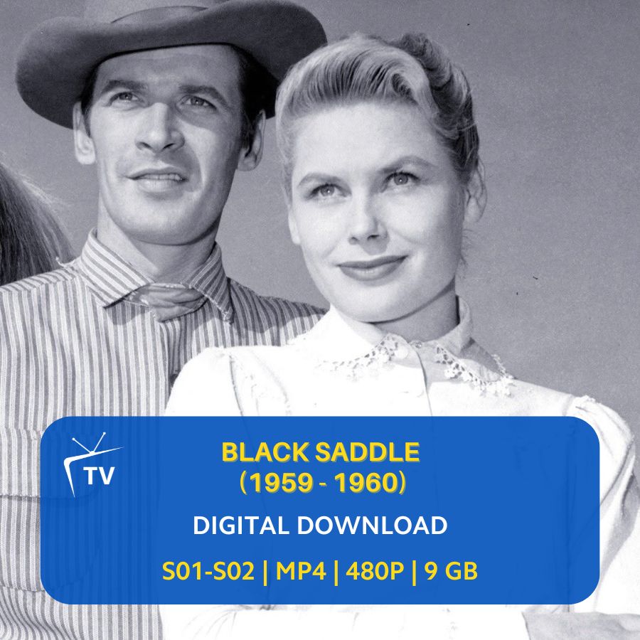 Black Saddle 1959 TV Series | 50s Western | Digital Download | Peter ...