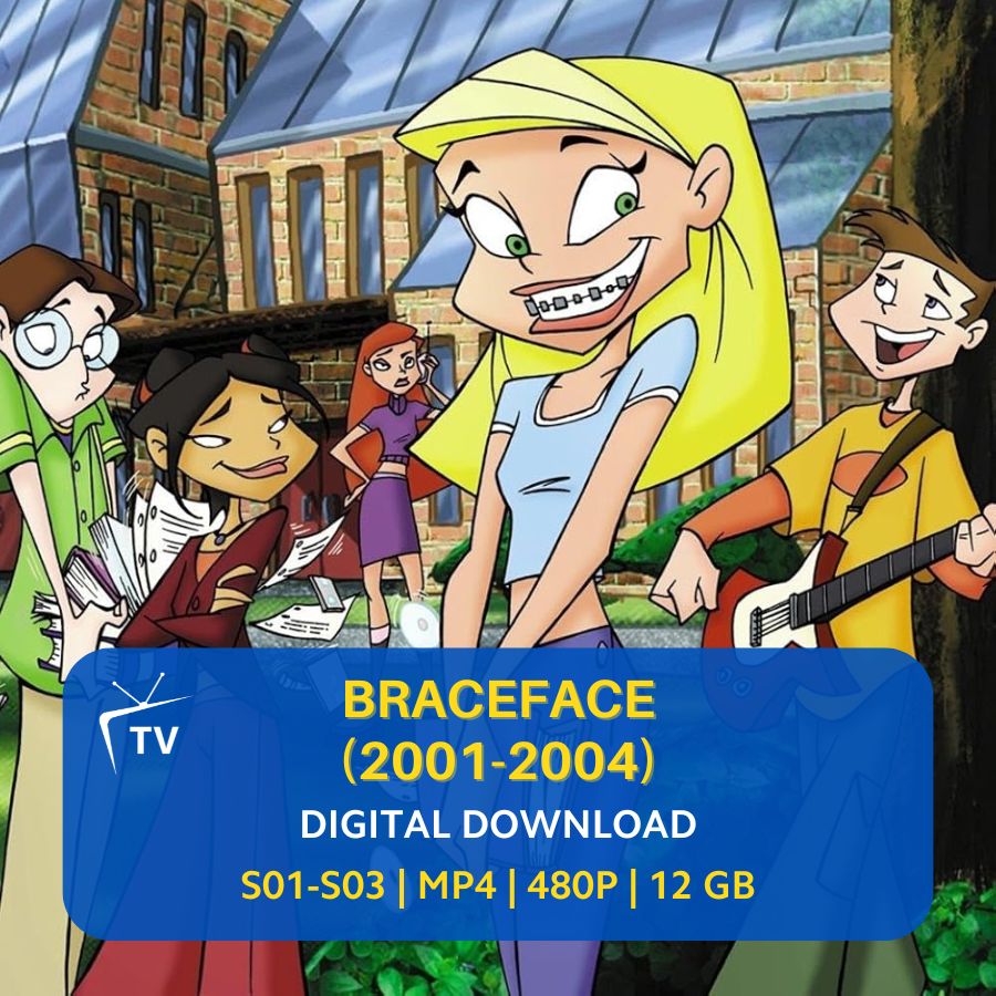 Braceface 2001 TV Series Digital Download | Alicia Silverstone | Sharon ...