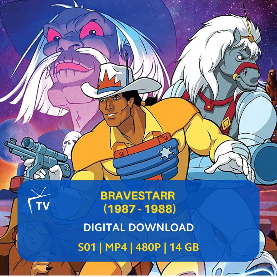 BraveStarr 1987 TV Series | Space Western Cartoon | Digital Download ...