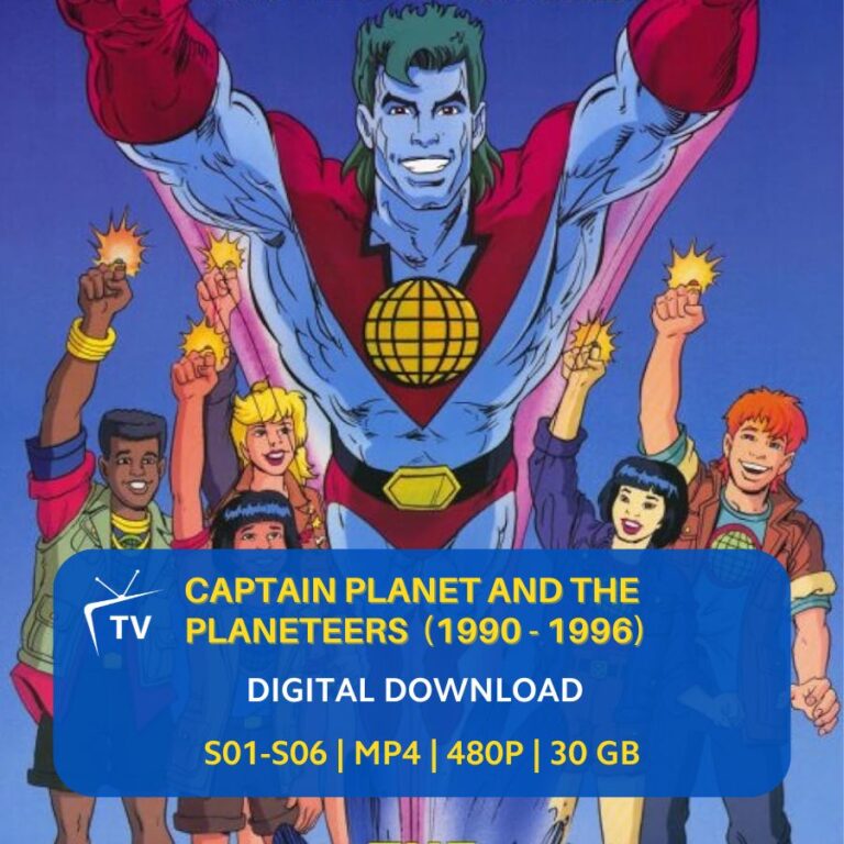 Captain Planet and the Planeteers 1990 | 90s Cartoon | Digital Download ...