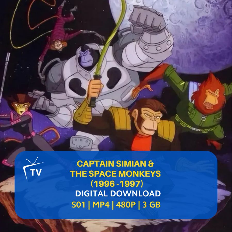 Captain Simian & the Space Monkeys 1996 | 90s Cartoon | Digital ...