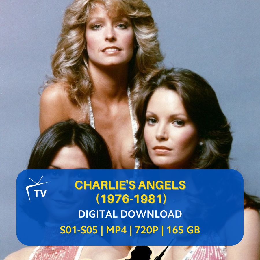 Charlie’s Angels 1976 TV Series | Farrah Fawcett | Digital Download | 70s Action Show | Kate ...