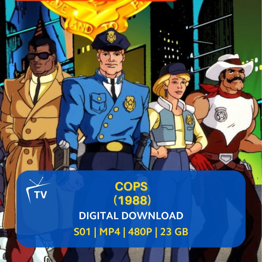 COPS 1988 TV Series | 80s Cartoon | Digital Download | Fighting Crime ...