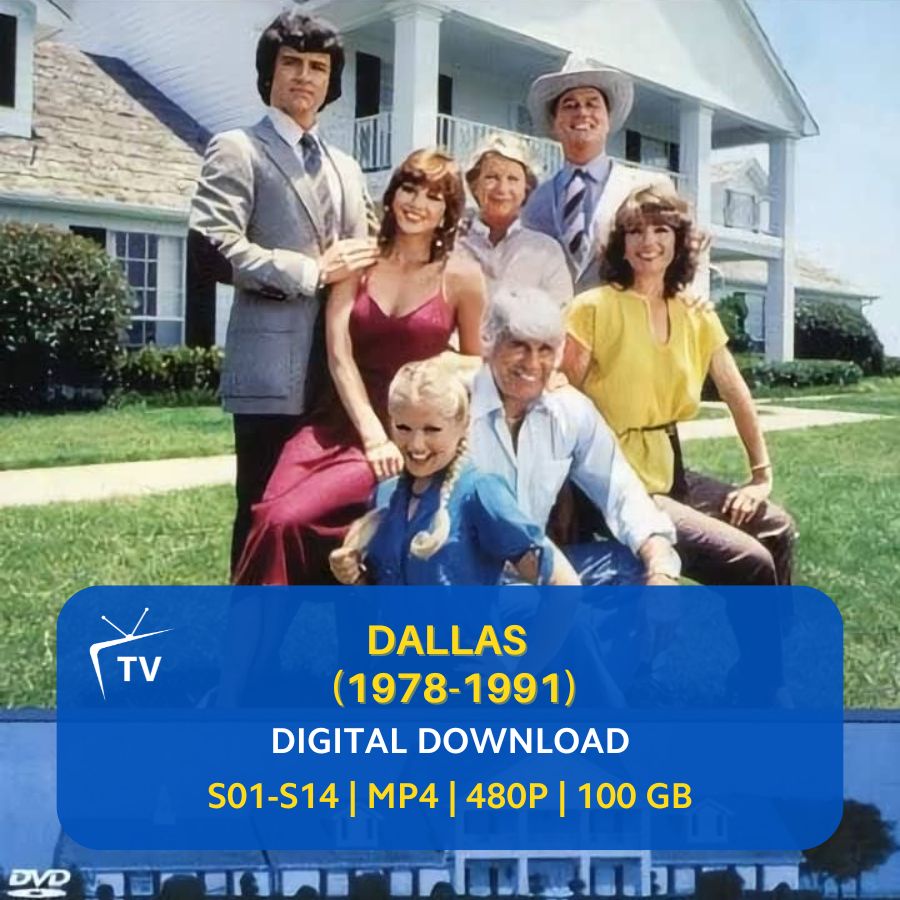 Dallas 1978 TV Series | 80s Soap Opera | Digital Download | J.R. Ewing ...