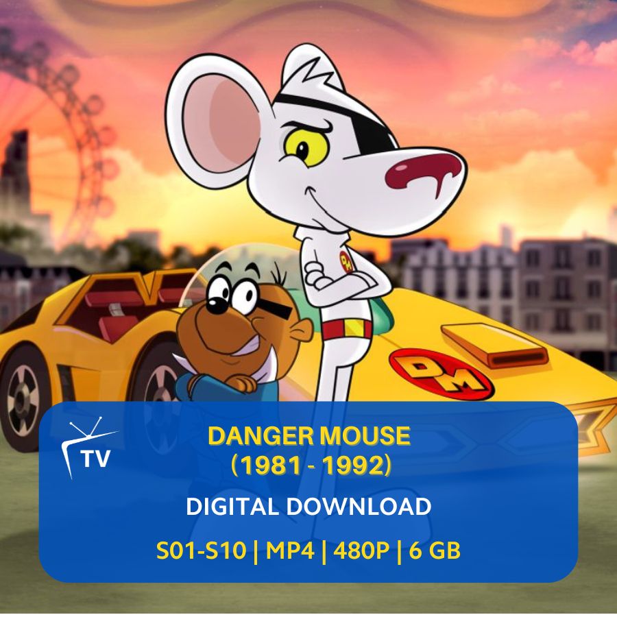 Danger Mouse 1981 TV Series | 80s British Cartoon | Digital Download ...