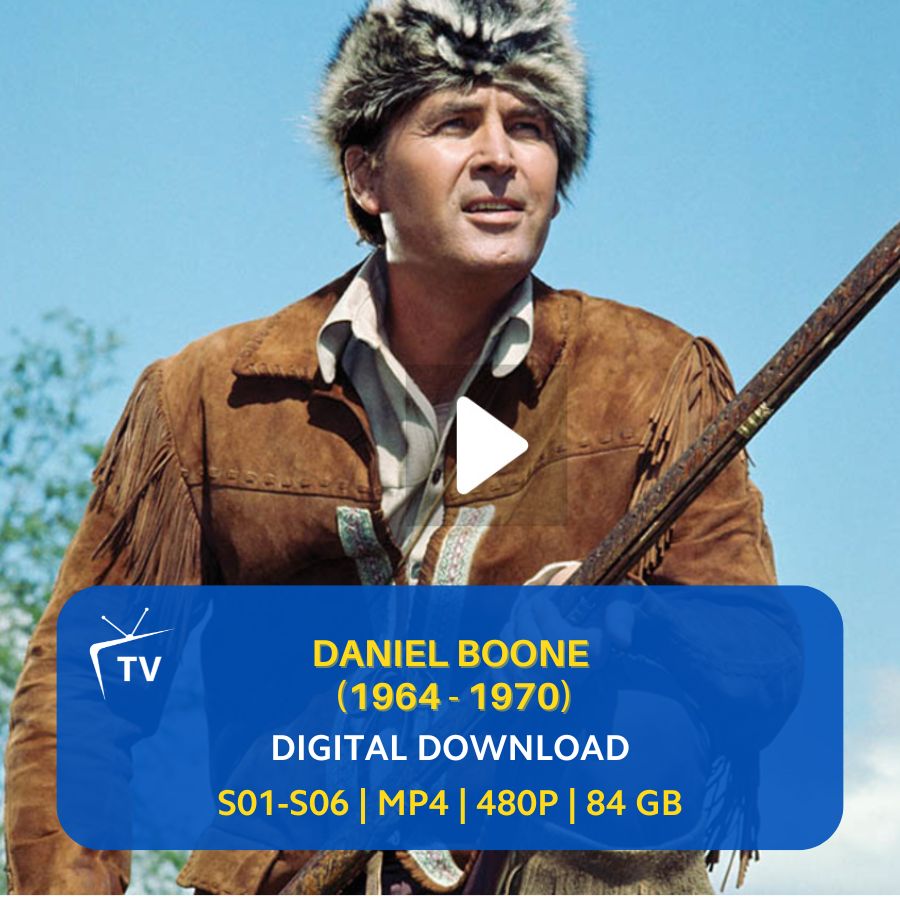Daniel Boone 1964 TV Series | Fess Parker | Digital Download | 60s ...