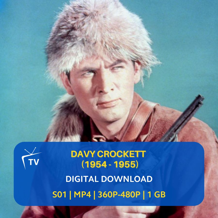 Davy Crockett 1954 TV Series | Fess Parker | Digital Download | Walt ...
