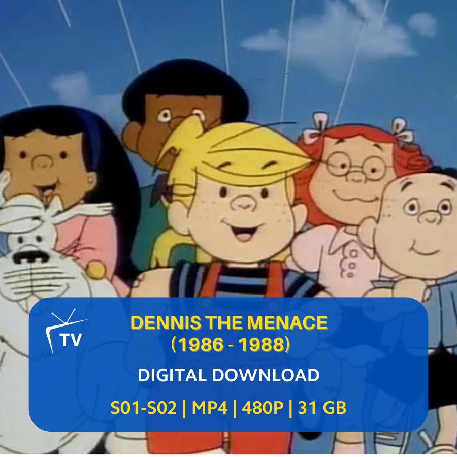 Dennis the Menace 1986 Animated Series | 80s Cartoon | Digital Download ...