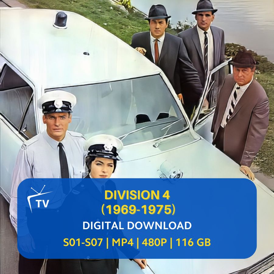 Division 4 1969 TV Series | Australian Police Drama | Digital Download | 60s Aussie Cop Show ...