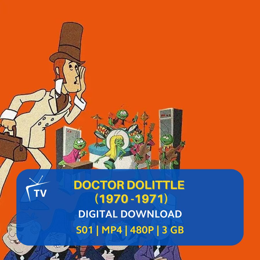 Doctor Dolittle 1970 TV Series | 70s Cartoon | Digital Download ...