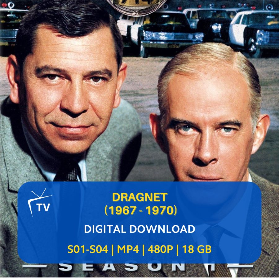 Dragnet 1967 TV Series | Jack Webb | Digital Download | 60s Police ...