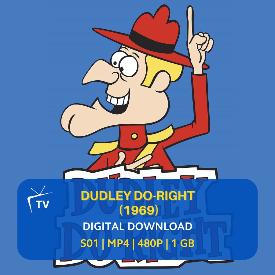 Dudley Do-Right 1969 | Jay Ward | Digital Download | 60s Cartoon ...