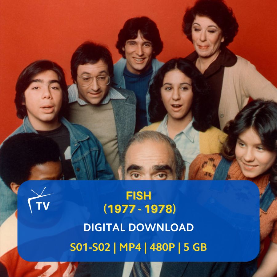 Fish 1977 TV Series | Barney Miller Spin-Off | Digital Download | 70s ...