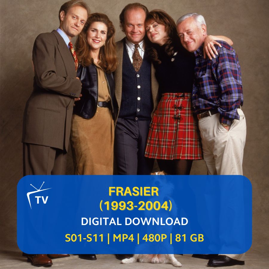 Frasier 1993 TV Series | Kelsey Grammer | Digital Download | 90s Sitcom ...