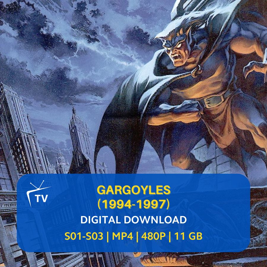 Gargoyles 1994 TV Series | 90s Disney Cartoon | Digital Download | Dark ...