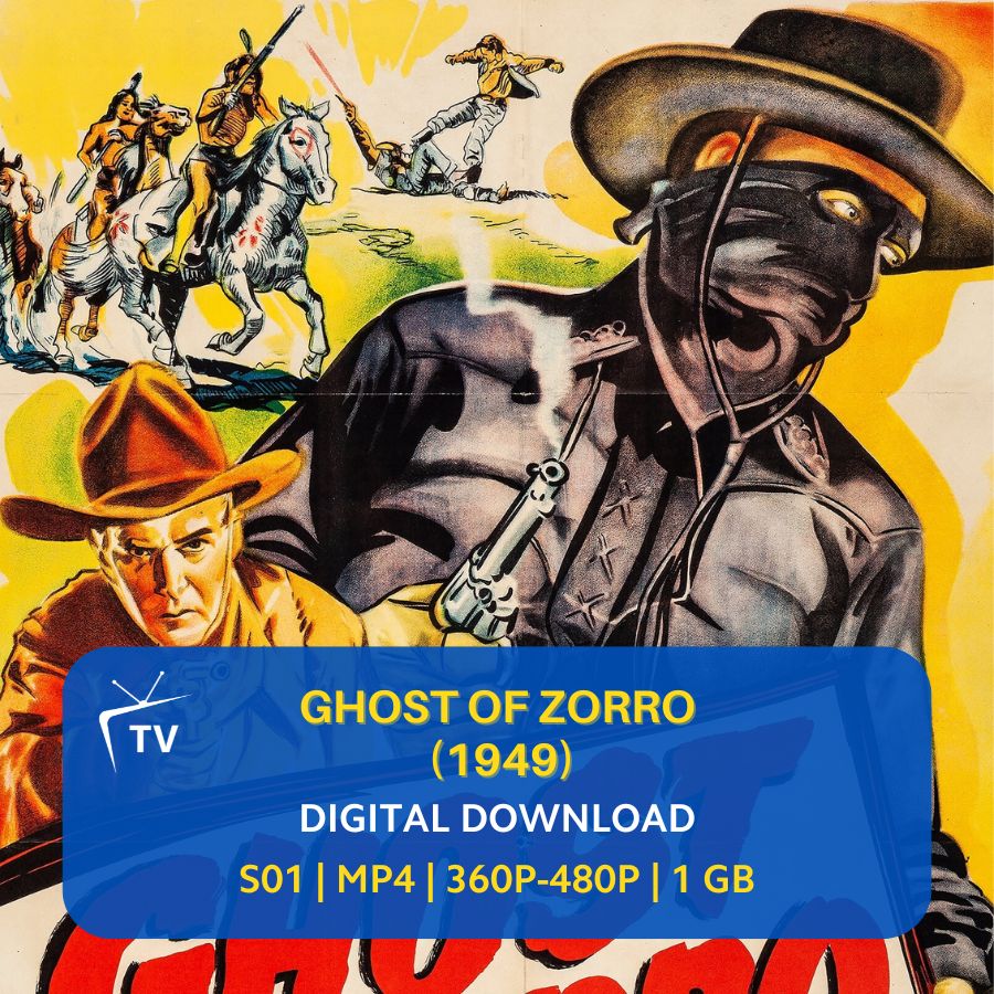 Ghost of Zorro 1949 Movie Serial | Clayton Moore | Digital Download ...