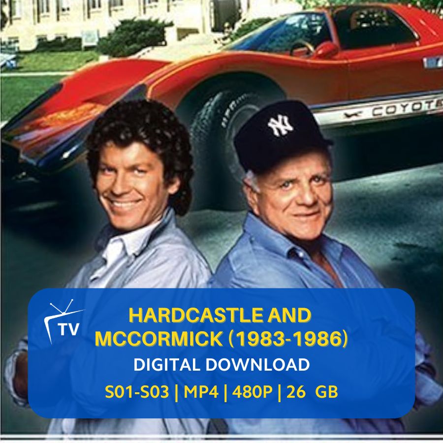 Hardcastle and McCormick 1983 | 80s Action Show | Digital Download | Brian Keith | Daniel Hugh ...