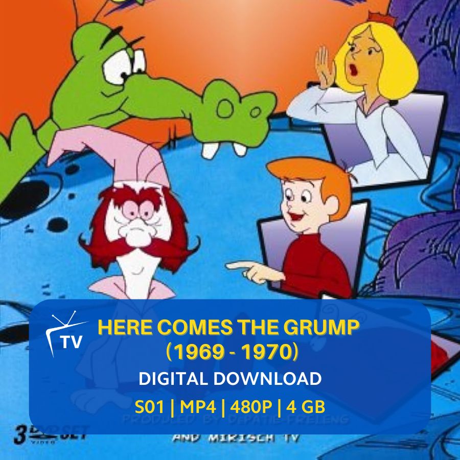 Here Comes the Grump 1969 | 60s Cartoon | Digital Download | DePatie ...