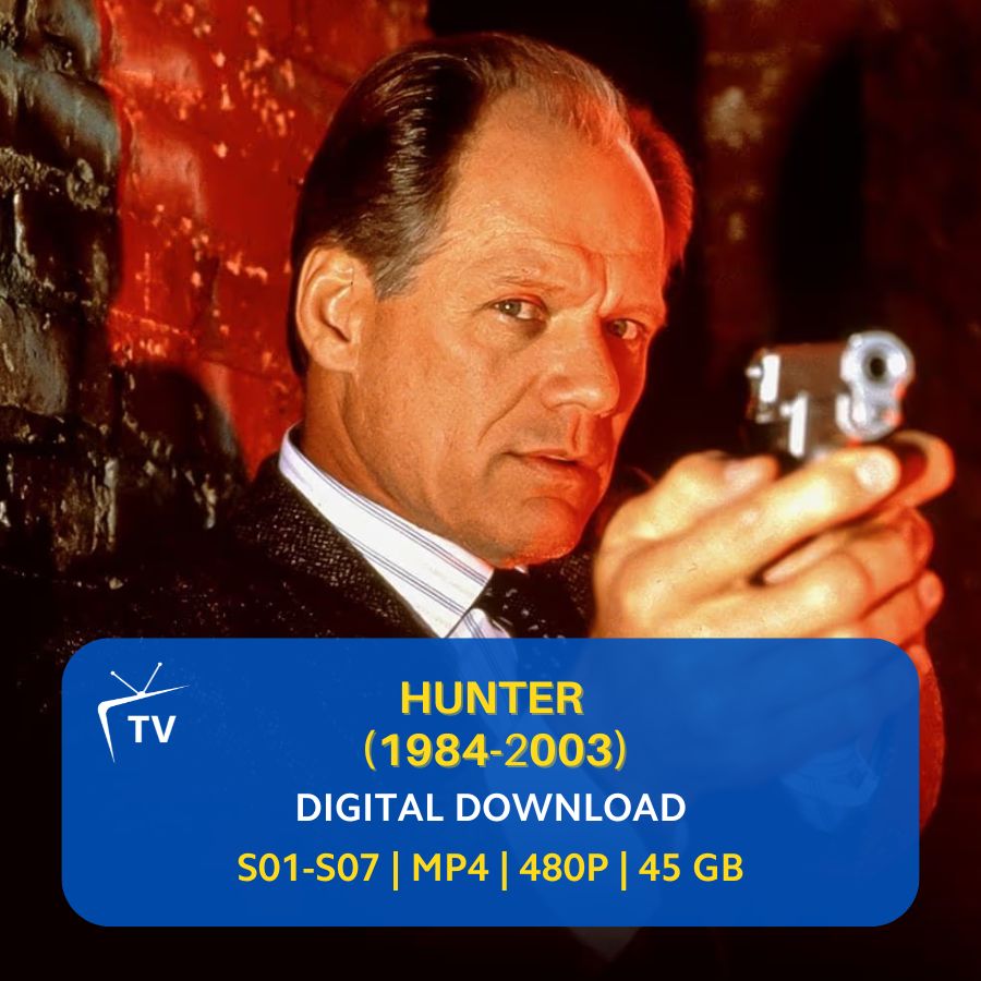Hunter 1984 TV Series | 80s Cop Show | Digital Download | Fred Dryer ...