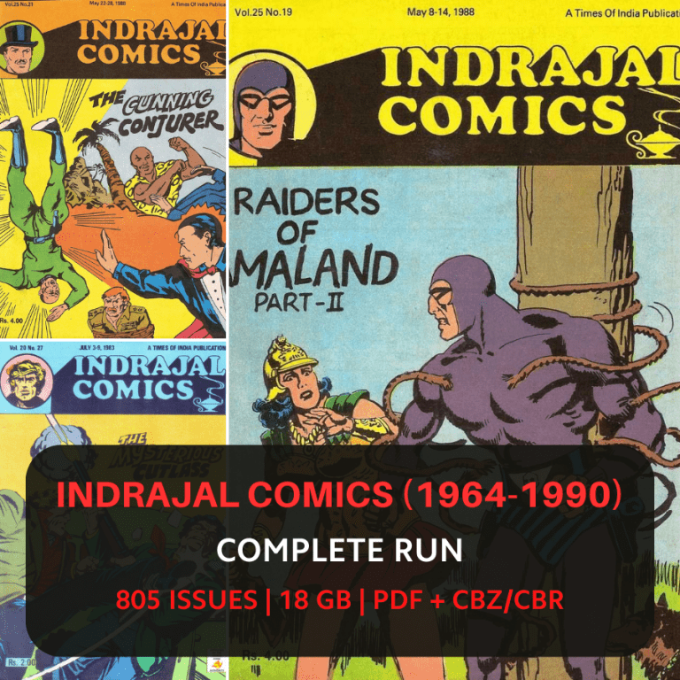 Indrajal Comics Complete Series | Vintage Indian Comic Collection ...