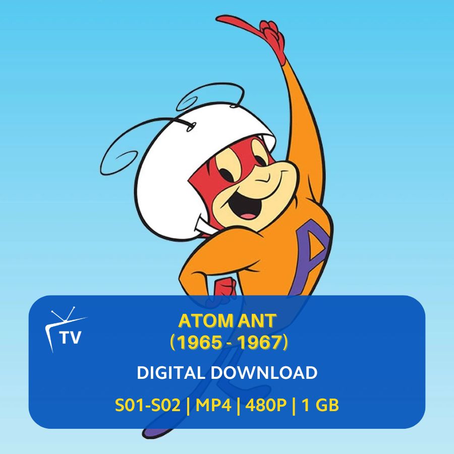 Atom Ant 1965 TV Series | 60s Superhero Cartoon | Digital Download ...