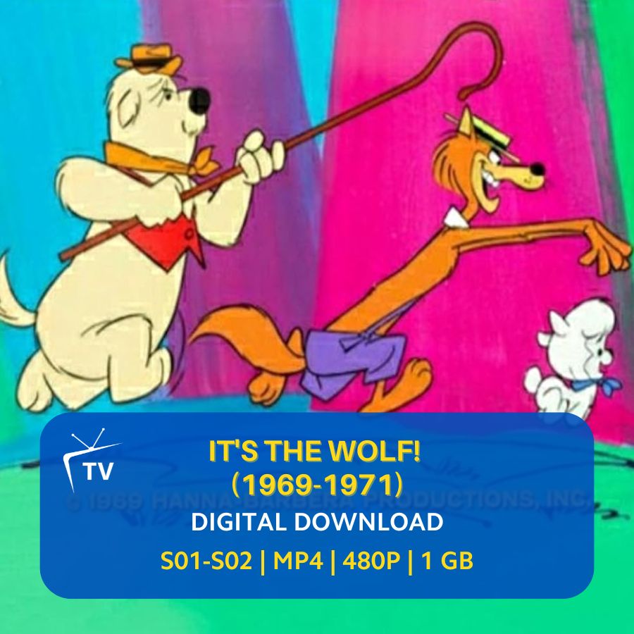 It’s the Wolf! 1969 | TV Series Digital Download | Retro 70s Cartoon ...