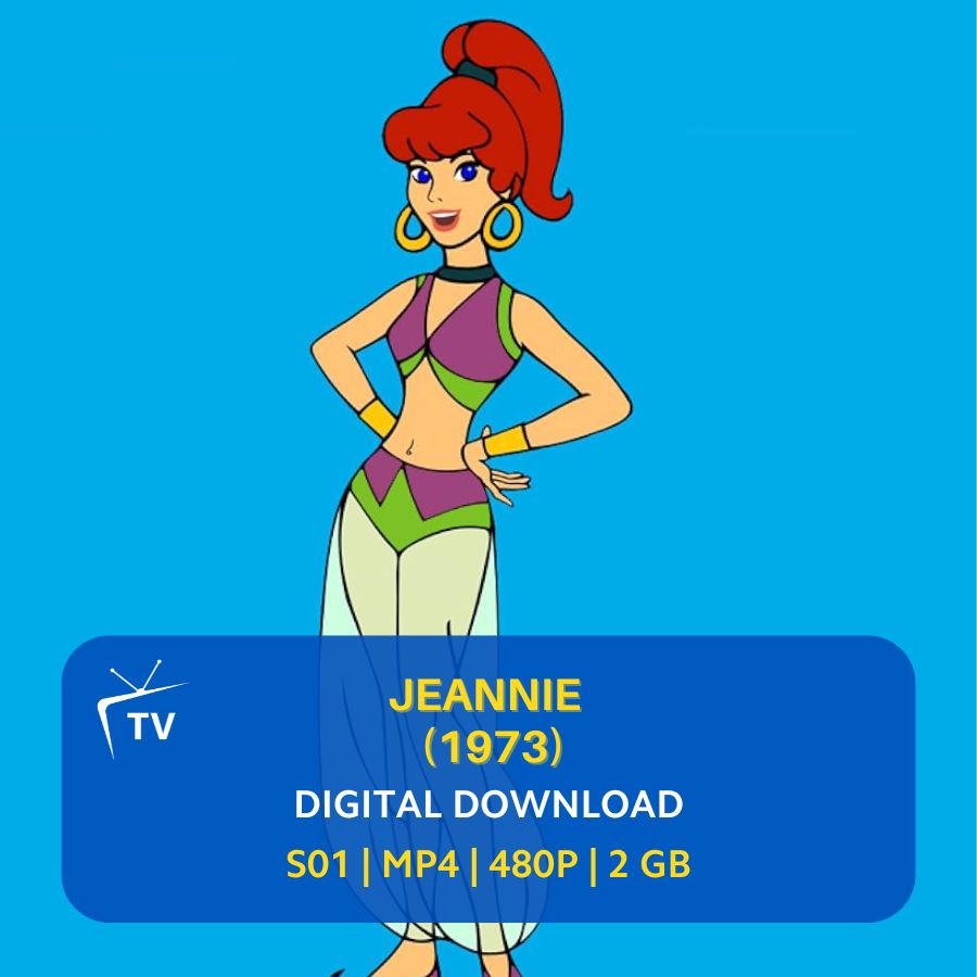 Jeannie 1973 | TV Series Digital Download | Classic Cartoon | Retro 70s Animation | I Dream of ...