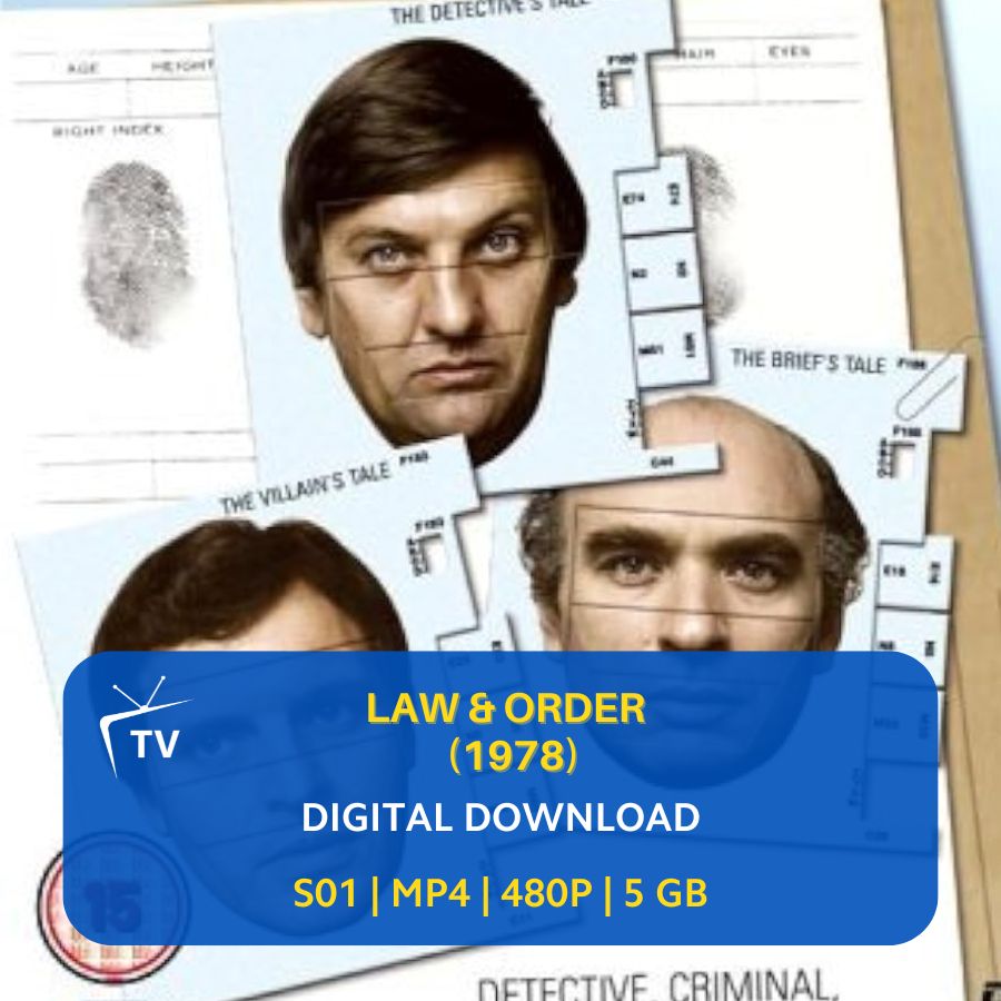 Law & Order 1978 UK Miniseries | 70s British Crime | Digital Download ...