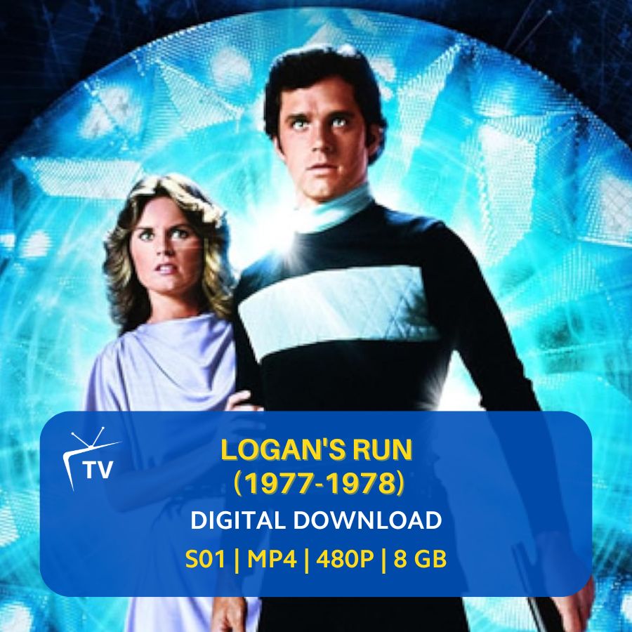 Logan’s Run 1977 TV Series | 70s Sci-Fi | Digital Download | Dystopian TV Show | Movie Spin-Off ...