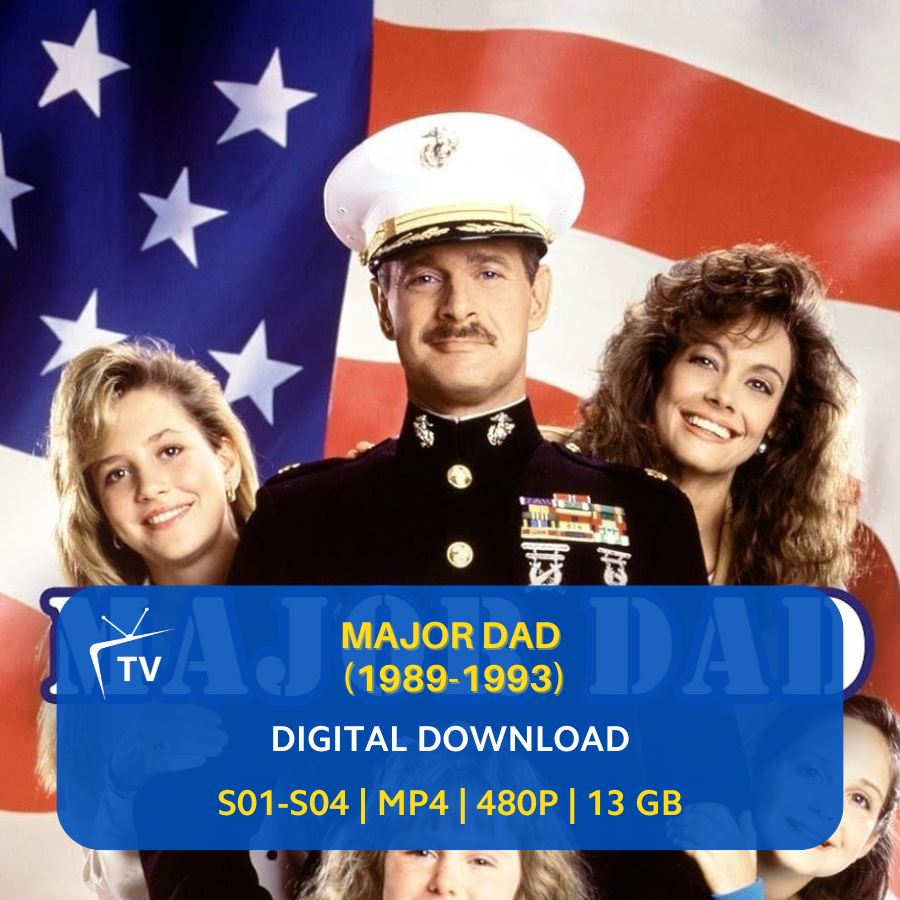 Major Dad 1989 TV Series | Gerald McRaney | Digital Download | 80s ...