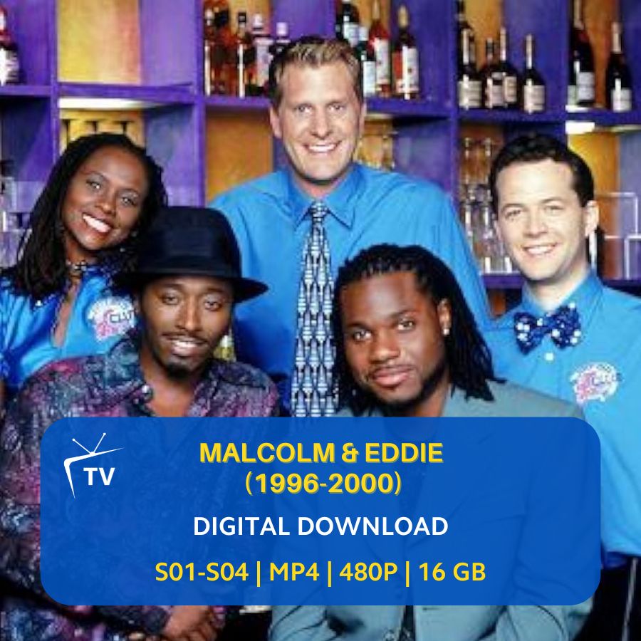 Malcolm & Eddie 1996 TV Series | 90s Black Sitcom | Digital Download | Malcolm-Jamal Warner ...