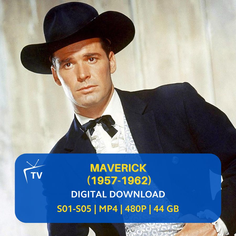Maverick 1957 TV Series | James Garner | Digital Download | 50s Western ...