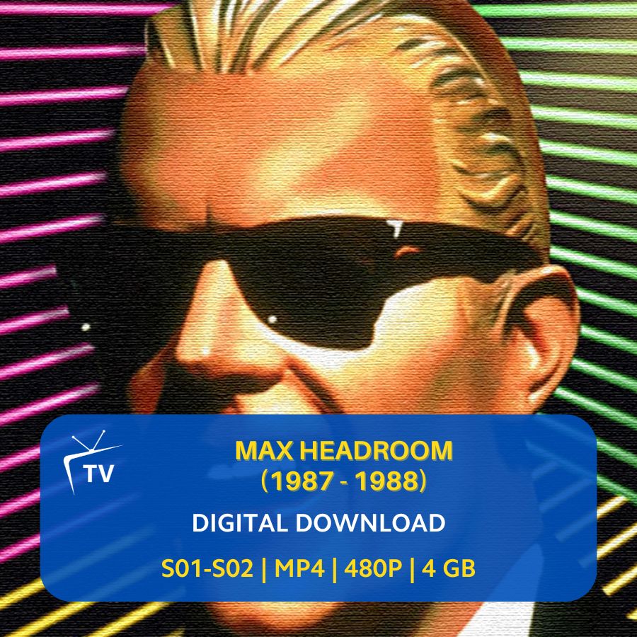 Max Headroom 1987 TV Series | 80s Cyberpunk Sci-Fi | Digital Download ...