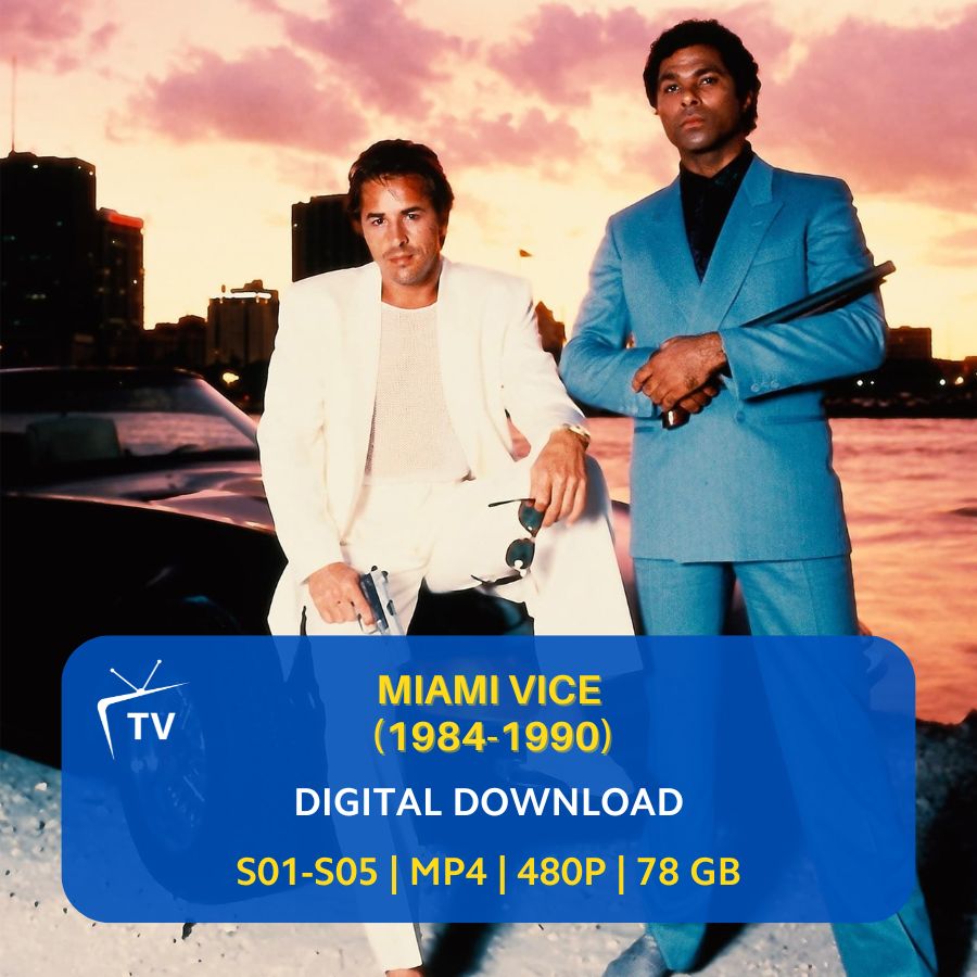 Miami Vice 1984 TV Series | Don Johnson | Digital Download | 80s Cop ...