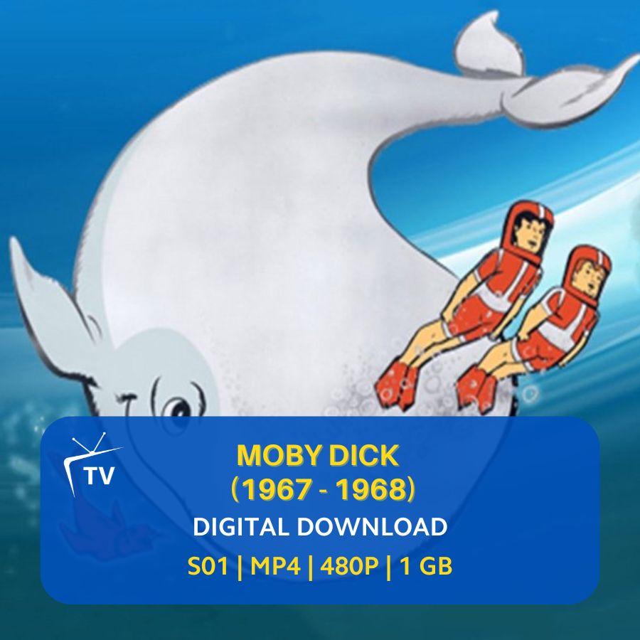 Moby Dick 1967 TV Series | Hanna Barbera | Digital Download | 60s ...