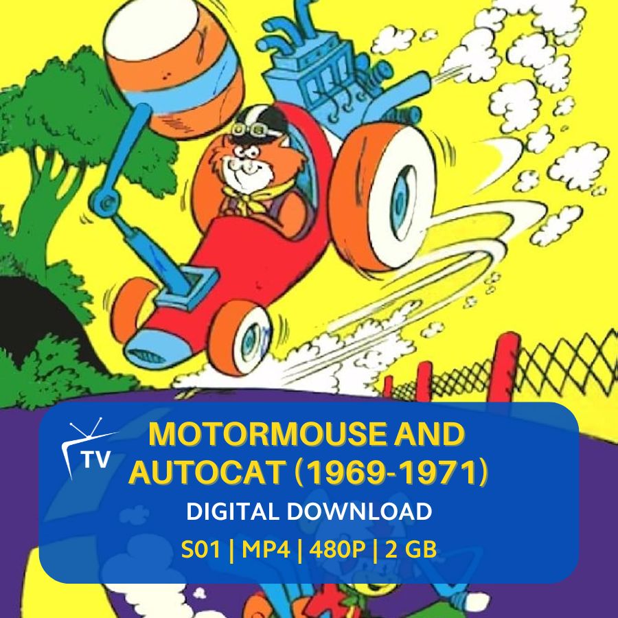 Motormouse and Autocat 1969 TV Series Digital Download | Hanna-Barbera ...