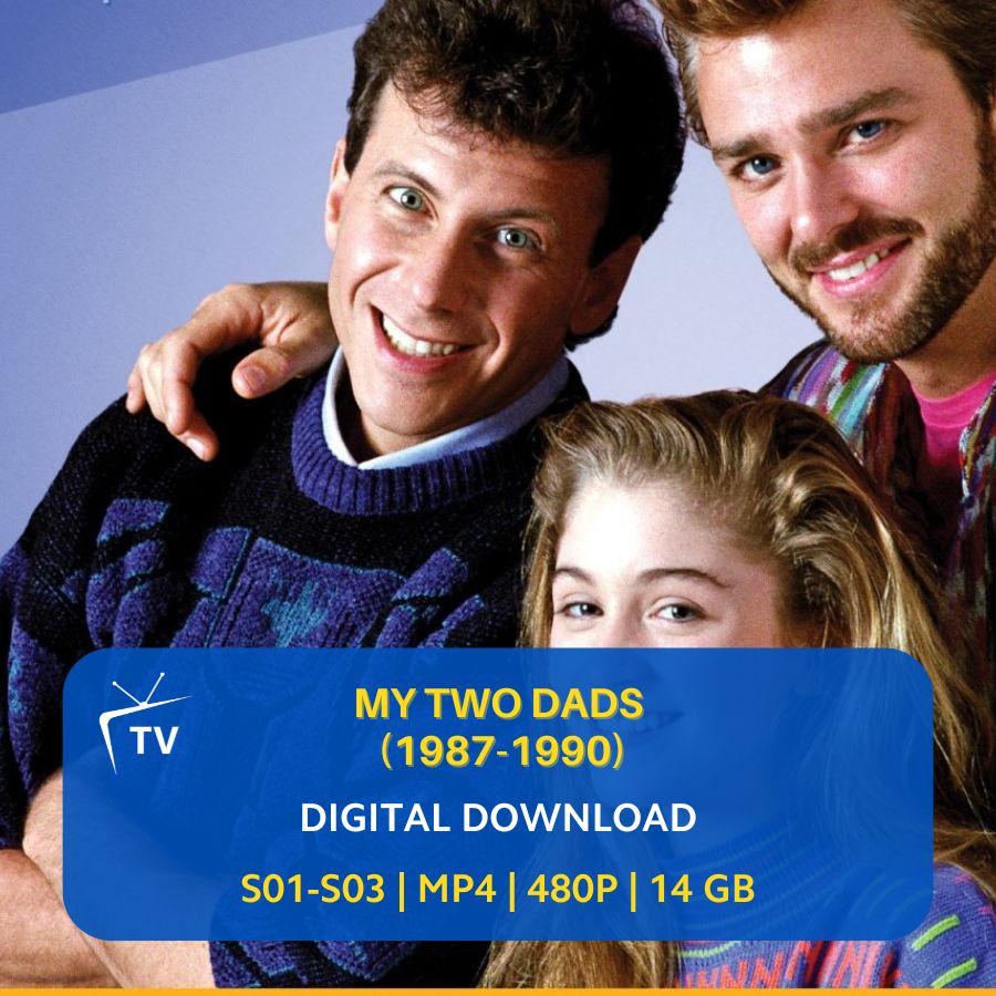 My Two Dads 1987 TV Series | Paul Reiser | Digital Download | 80s Sitcom | Greg Evigan | Two ...