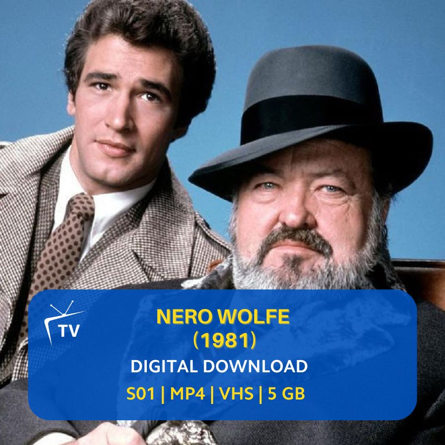 Nero Wolfe 1981 TV Series | William Conrad | Digital Download | 80s Detective | Rex Stout ...