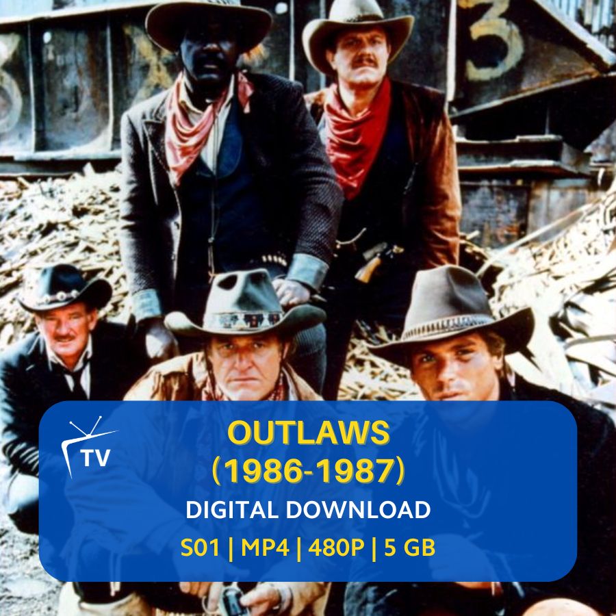 Outlaws 1986 TV Series Digital Download | Rod Taylor | Time Travel ...