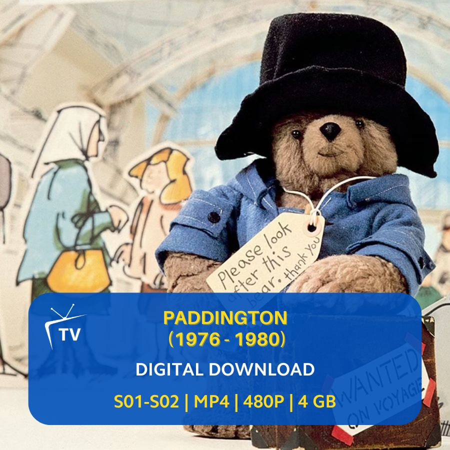 Paddington 1976 TV Series | Paddington Bear | Digital Download | 70s ...
