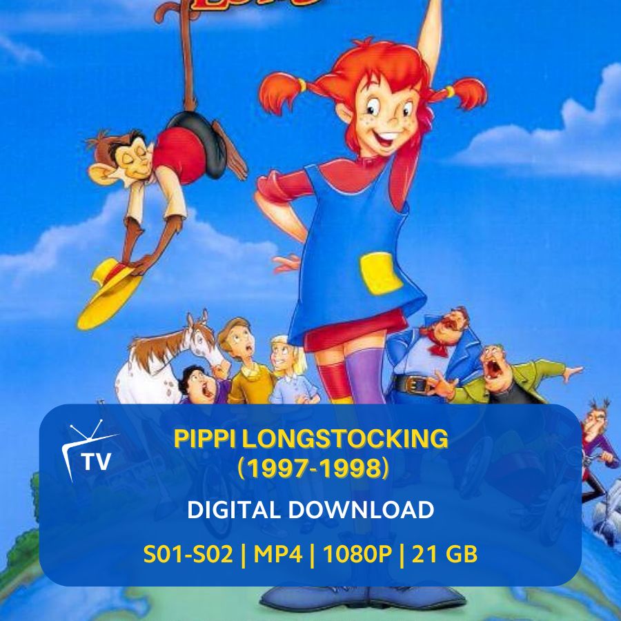 Pippi Longstocking 1997 Animated Series | 90s Cartoon | Digital ...