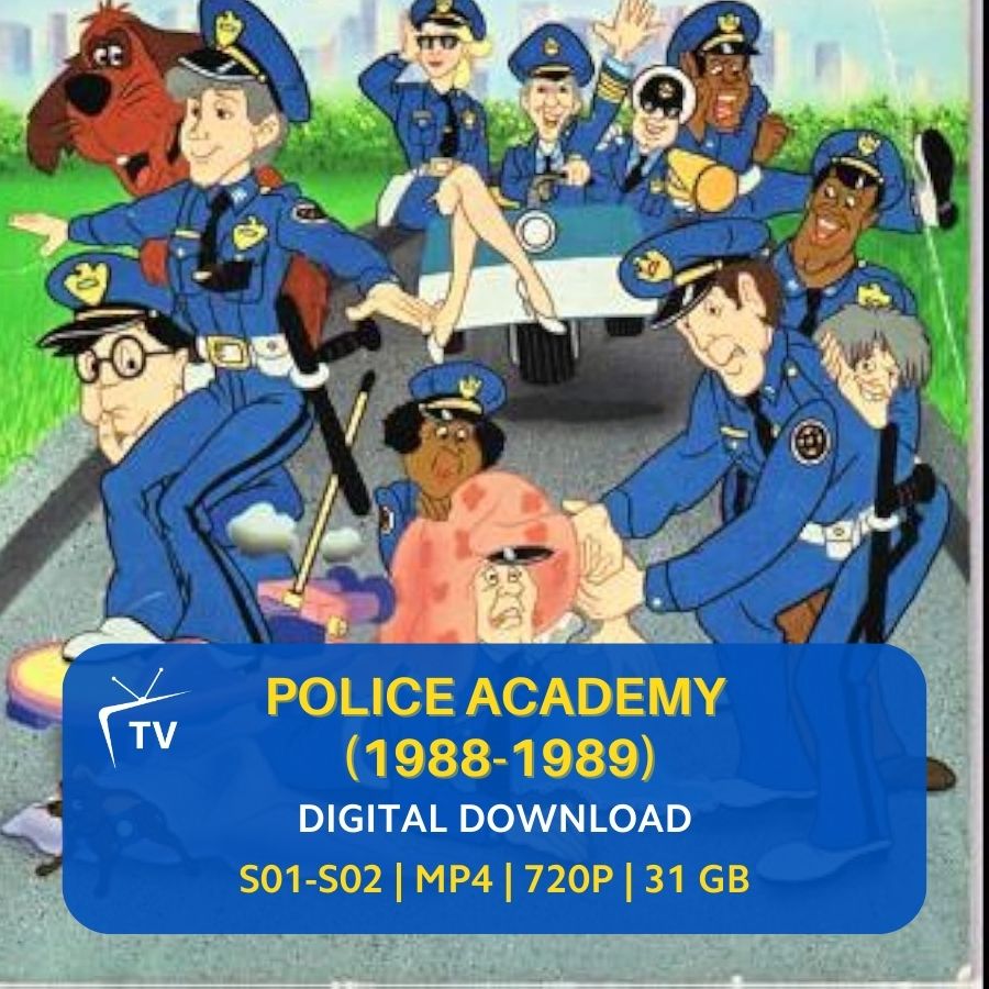Police Academy 1988 TV Series Digital Download | Animated Cartoon ...