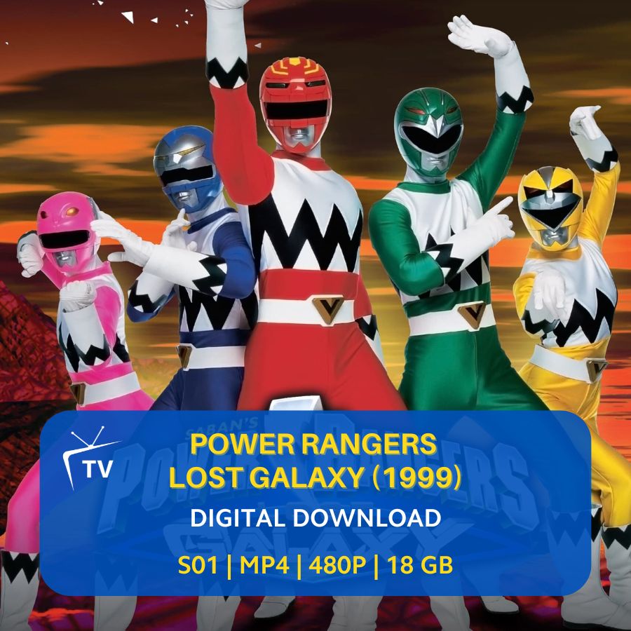 Power Rangers Lost Galaxy 1999 | 90s TV | Digital Download | Space ...