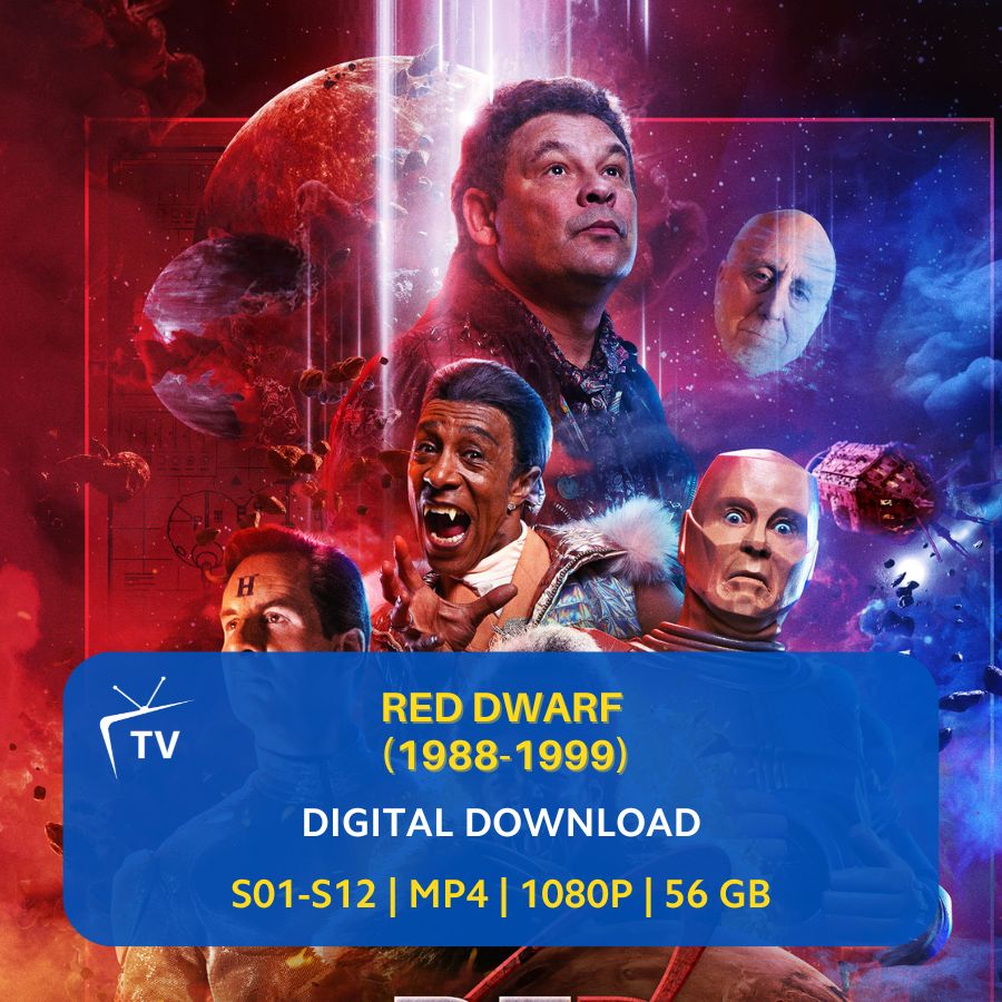 Red Dwarf 1988 TV Series | British Sci-Fi Sitcom | Digital Download | Lister Rimmer Cat Kryten ...